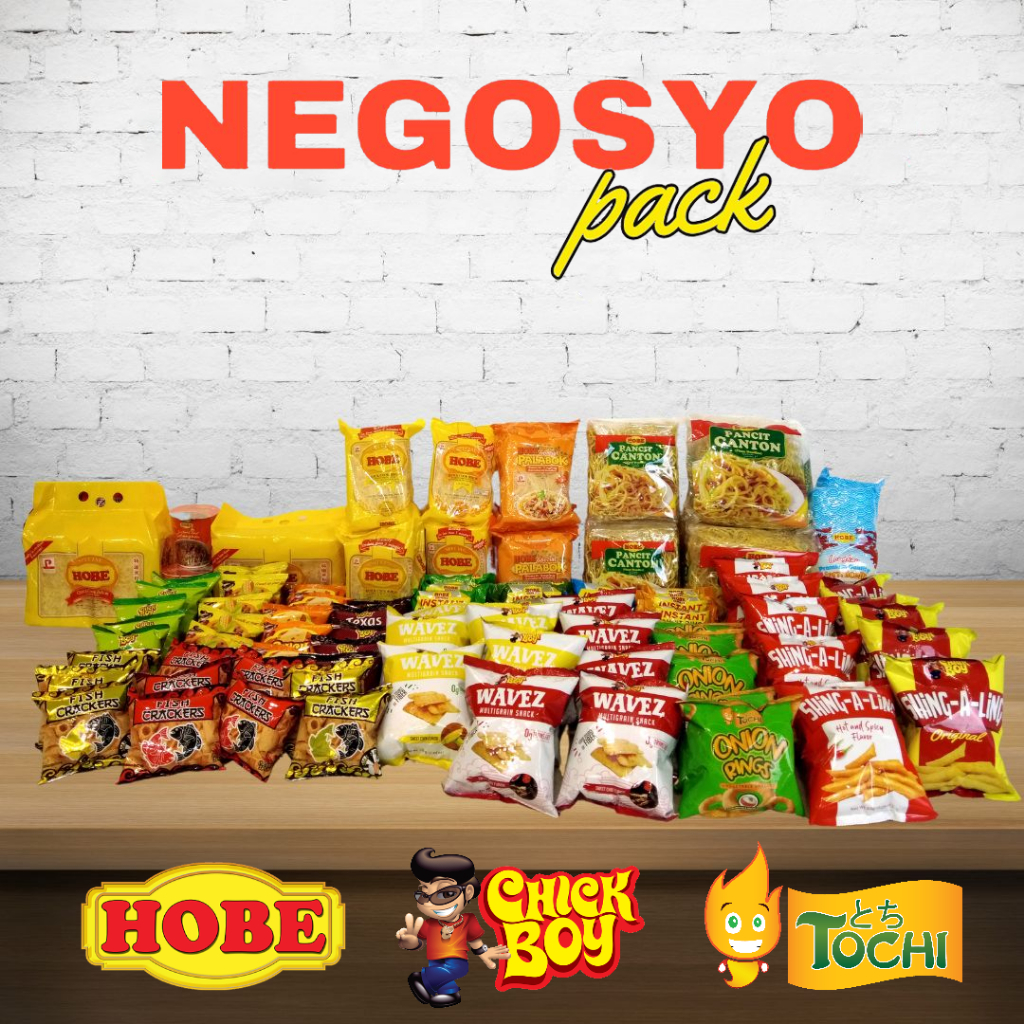 Takam Negosyo Pack (Hobe Noodles, ChickBoy & Tochi Snacks) | Shopee ...
