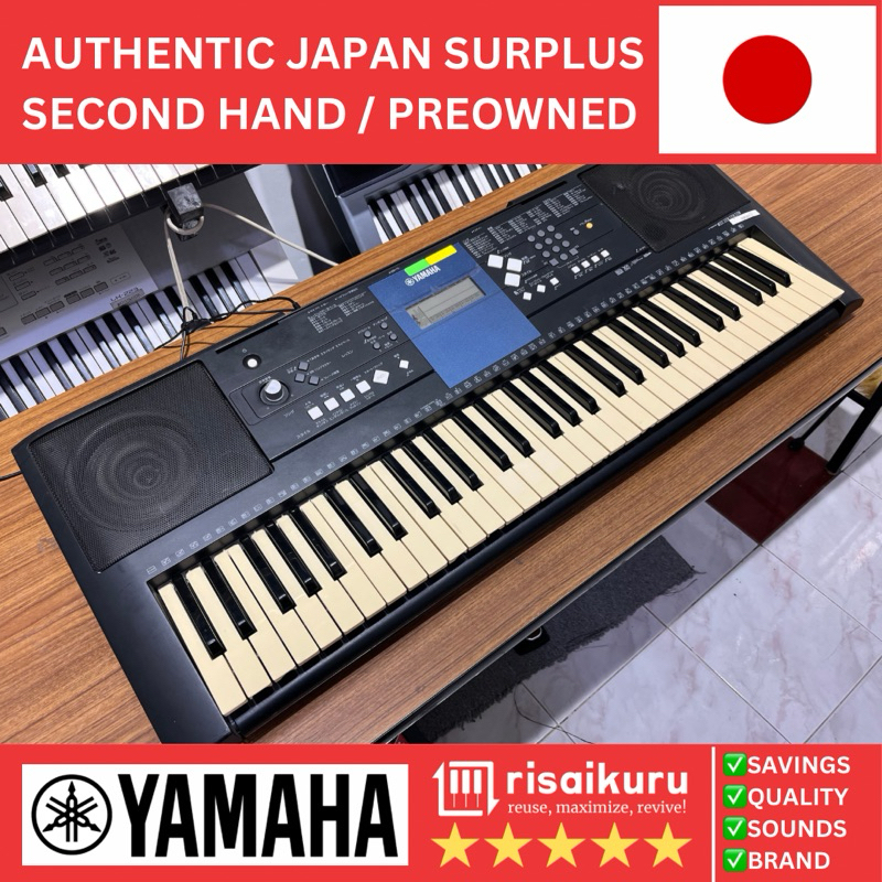 Yamaha PSR E333 61 Keys Piano Keyboard Organ Touch Response Best Sound | Shopee Philippines