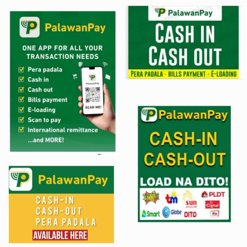 Palawan Pay A4 Laminated Signage | Shopee Philippines