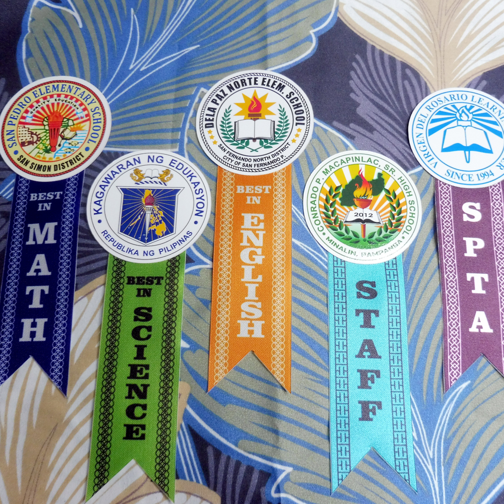 Graduation Ribbon Recognition Awards with Head Logo Personalized ...