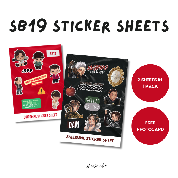 SB19 Sticker Sheets [DAM inspired stickers] | Shopee Philippines