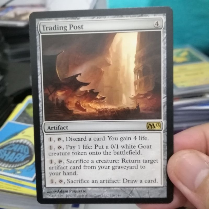 1 PLAYED Trading Post M13 MTG card magic the gathering EDH | Shopee ...