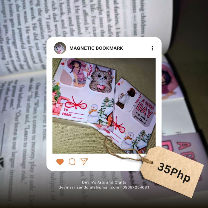 Personalized Magnetic Bookmarks | Shopee Philippines
