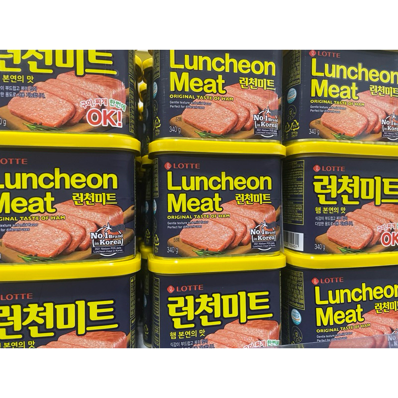 LOTTE OK LUNCHEON SPAM KOREAN | Shopee Philippines
