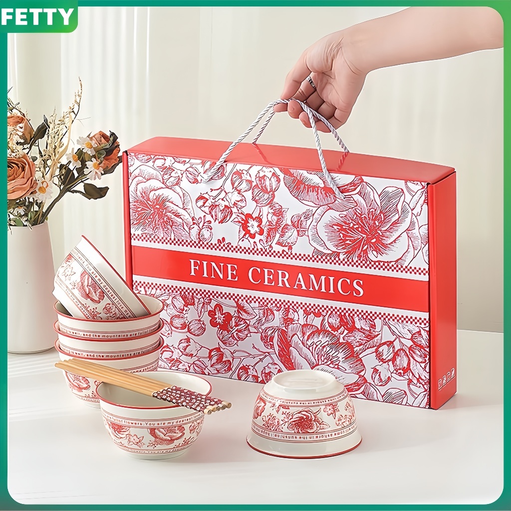 FETTY Wedding Souvenir Giveaways Bohemian Bowl Set Ceramic With ...