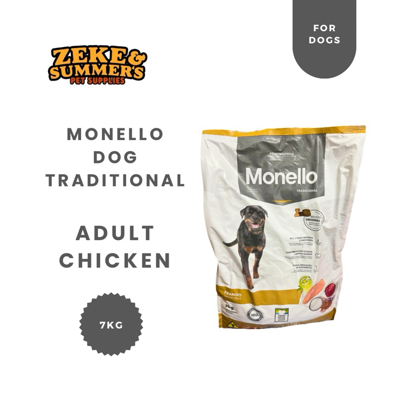 Monello Dog Traditional 7kg | Premium Chicken Flavor | Original ...
