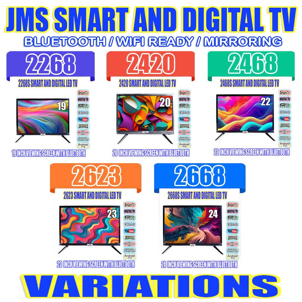 JMS OR MEGASONIC DIFFERENT OF VARIATIONS SMART AND DIGITAL TV WITH ...