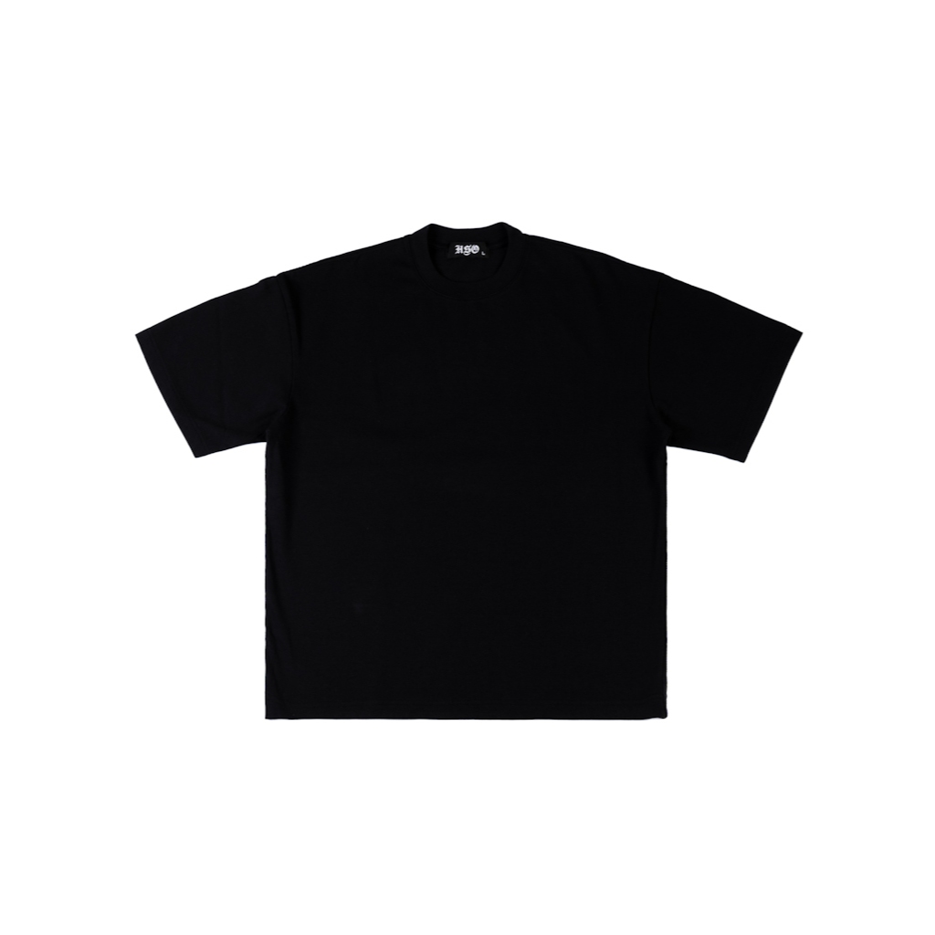 HSO HEAVYWEIGHT BOX TEE (BLACK, WHITE, IVORY, RIFFLE GREEN, TANGO RED ...