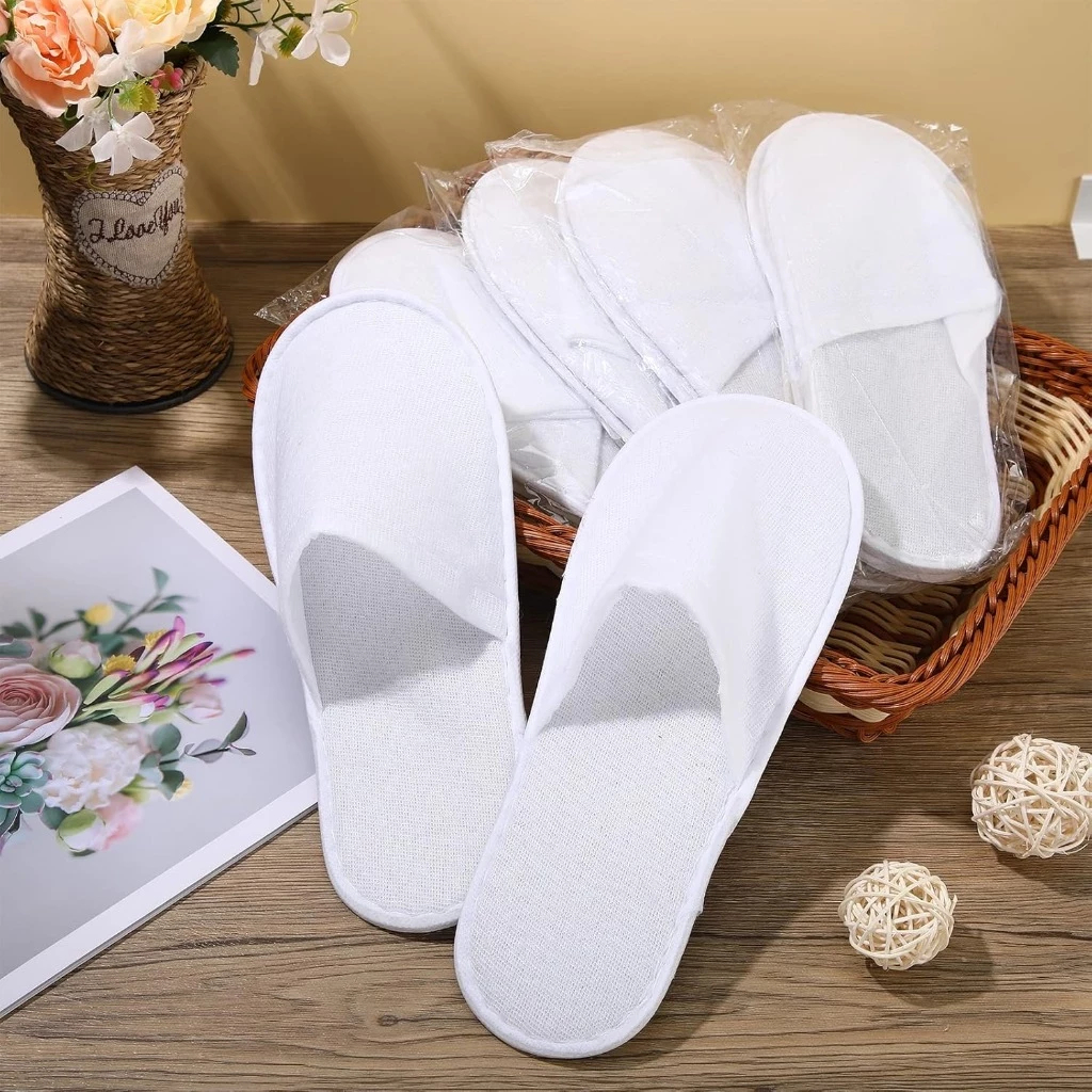 CHINEE Disposable Footwear Spa Hotel Thin Slippers Sanitary Party Home ...