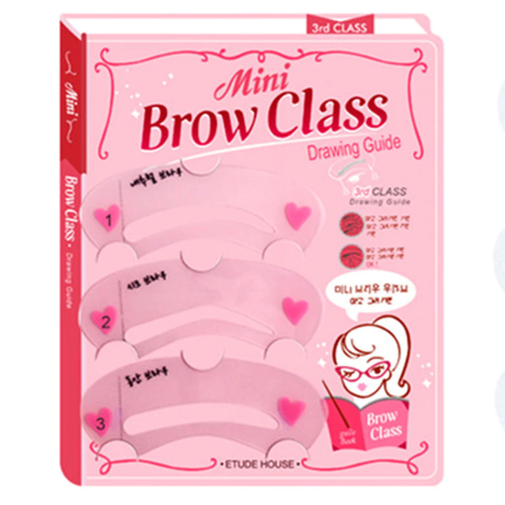 Chinee Mini Brow Class Drawing Guide, Eyebrows Template, Kilay Pattern ...