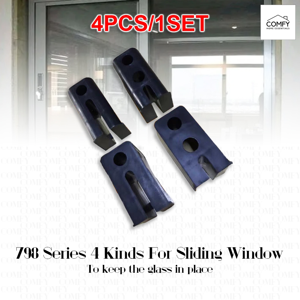 (4PCS PER SET) Plastic 4 Kinds 798 Series For Aluminum Sliding Window ...