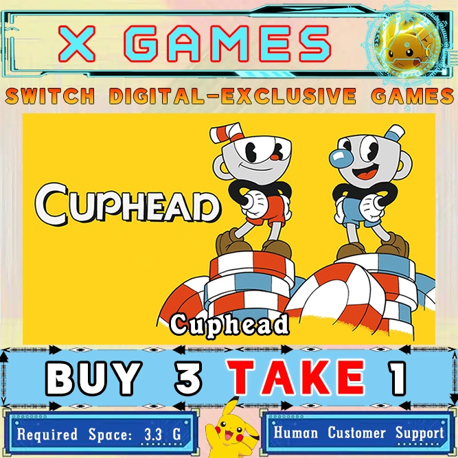 Cuphead Nintendo Switch Digital Game （BUY 3 TAKE 1) | Shopee Philippines