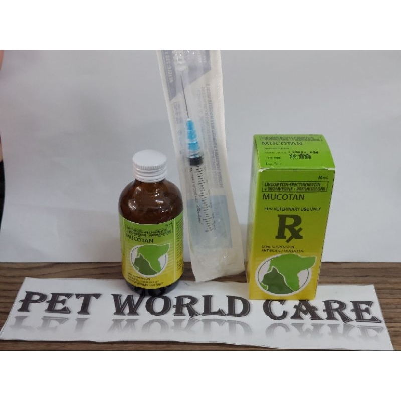 MUCOTAN Oral Suspension 60ml + FREE SYRINGE | Shopee Philippines