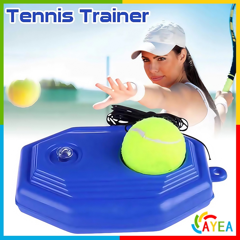 Solo tennis training equipment trainer self practice tools with ball ...