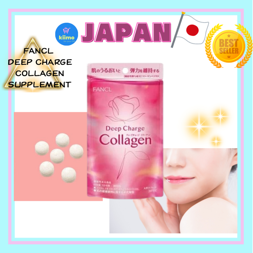 Japan FANCL Deep Charge Collagen Tablet Supplement | Shopee Philippines