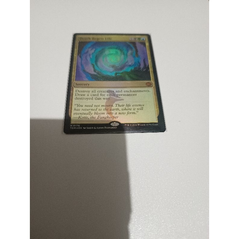 Death Begets Life (foil) mtg card | Shopee Philippines