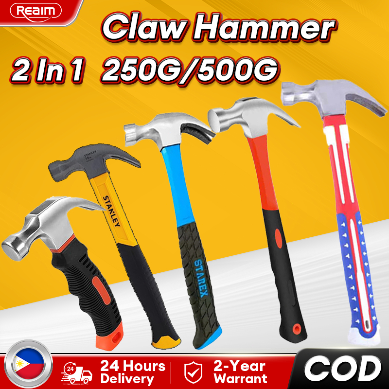 REAIM Claw Hammer Original Germany Heavy Duty Martilyo 2in1 250g/500g ...