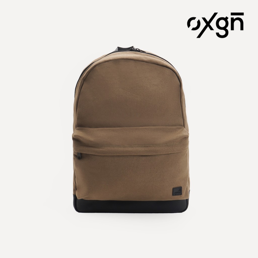 OXGN Canvas Backpack For Men And Women (Swamp Brown) | Shopee Philippines