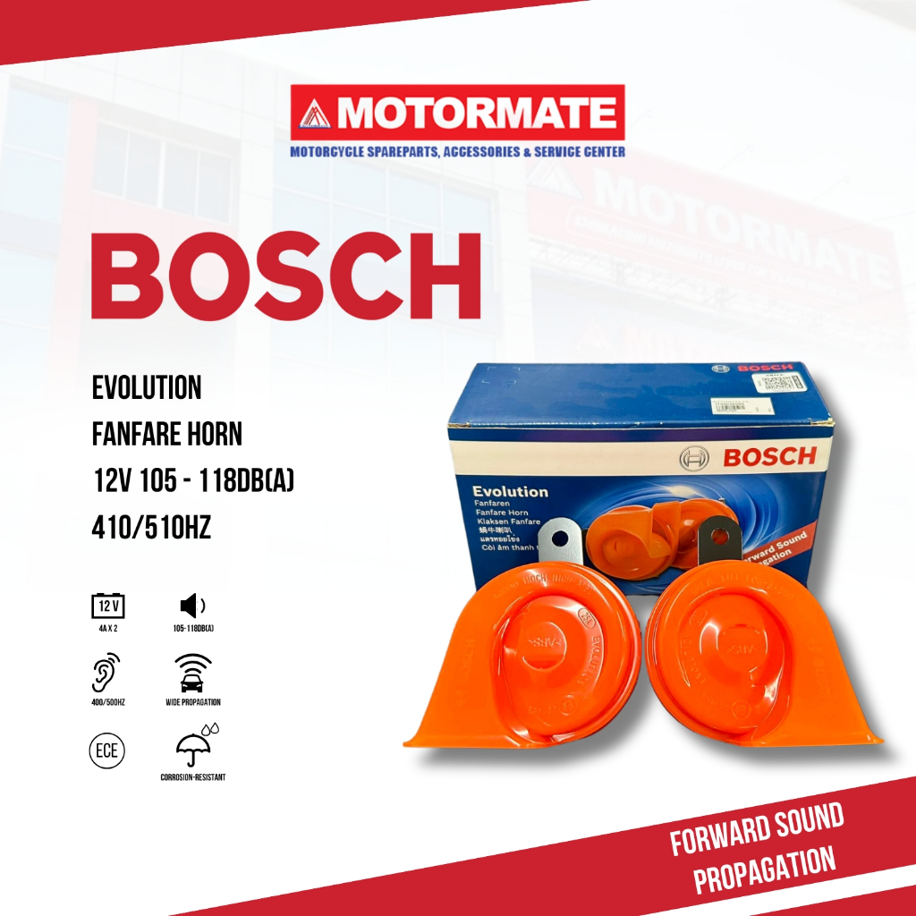 BOSCH HORN EVOLUTION/EC12-C STRIDER 12V | Shopee Philippines