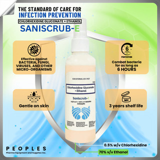 Chlorhexidine Gluconate Saniscrub-E | Shopee Philippines