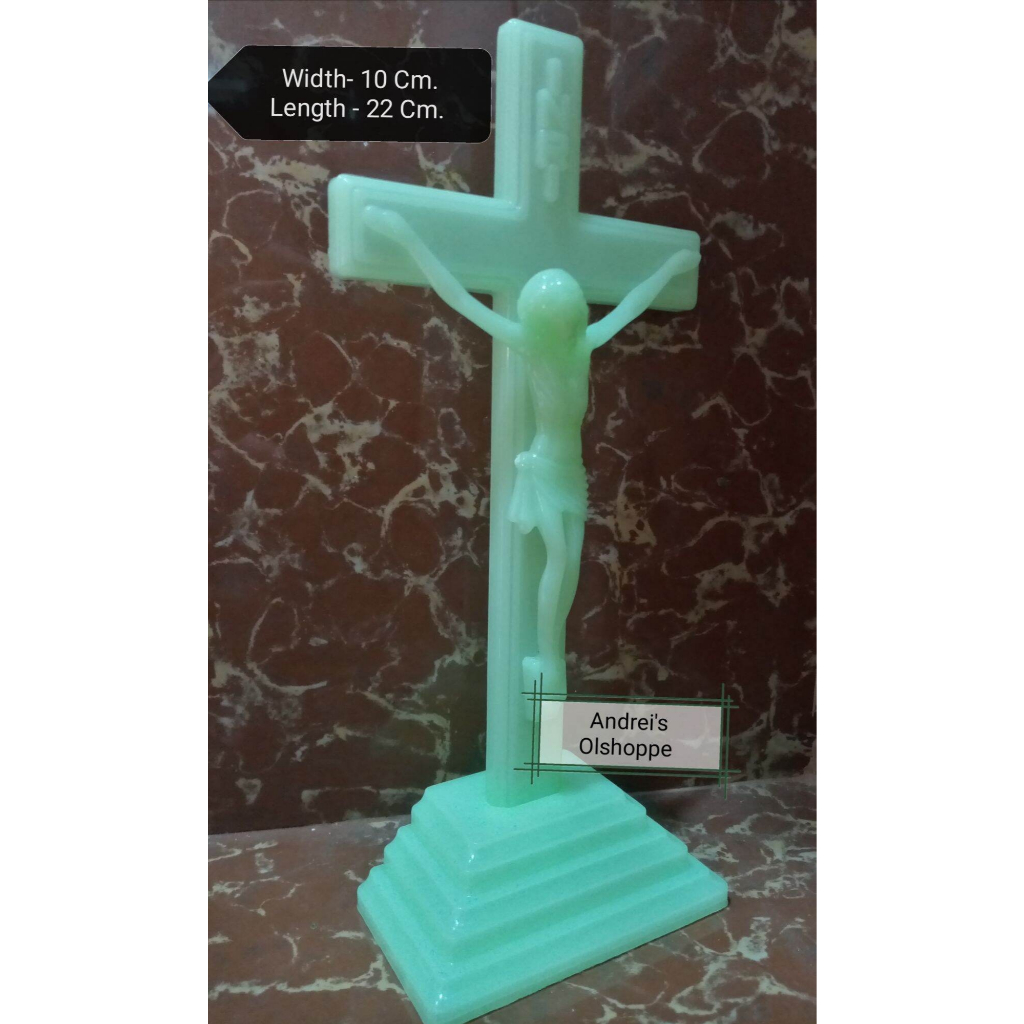 Luminous Crucifix Cross with Stand(Glow in the Dark) | Shopee Philippines
