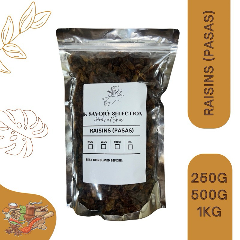 RAISINS/PASAS (1 KG, 500 GRAMS, 250 GRAMS) | Shopee Philippines