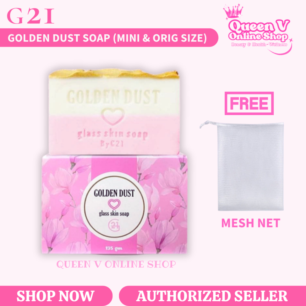 G21 Golden Dust Whitening Glass Skin Soap | Shopee Philippines