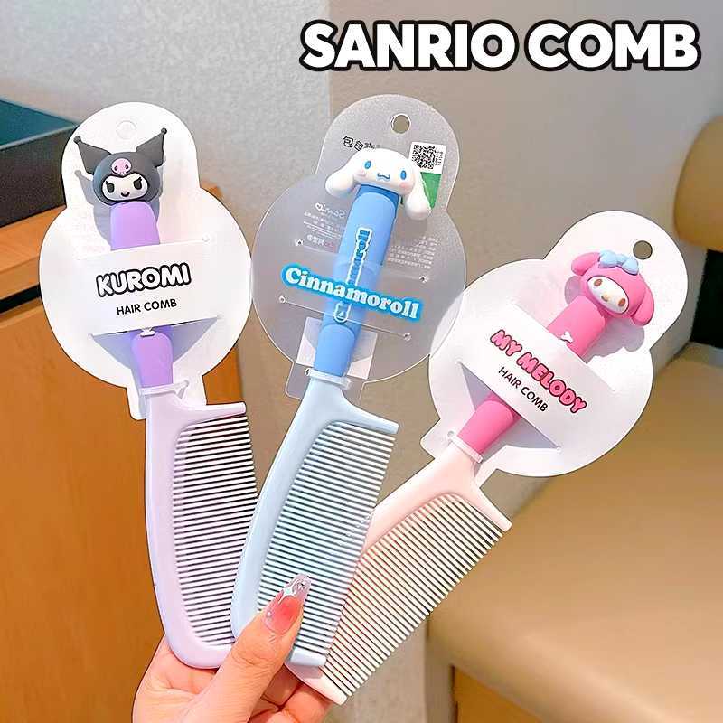 Cute Anti-Static Hair Comb Brush Anime Kawaii Kuromi My Melody Student ...