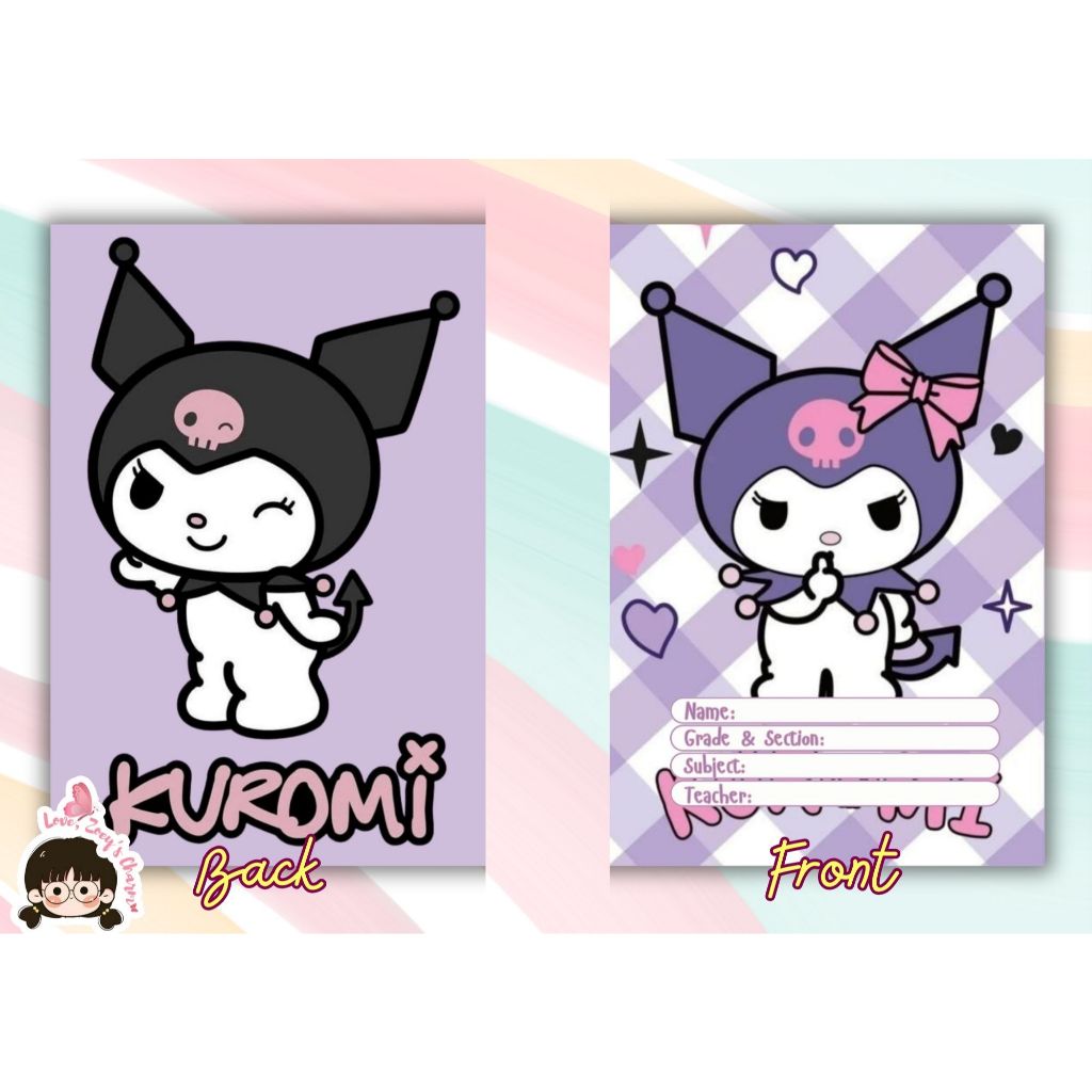 KUROMI STAPLED NOTEBOOK WRITING AND COMPOSITION | Shopee Philippines