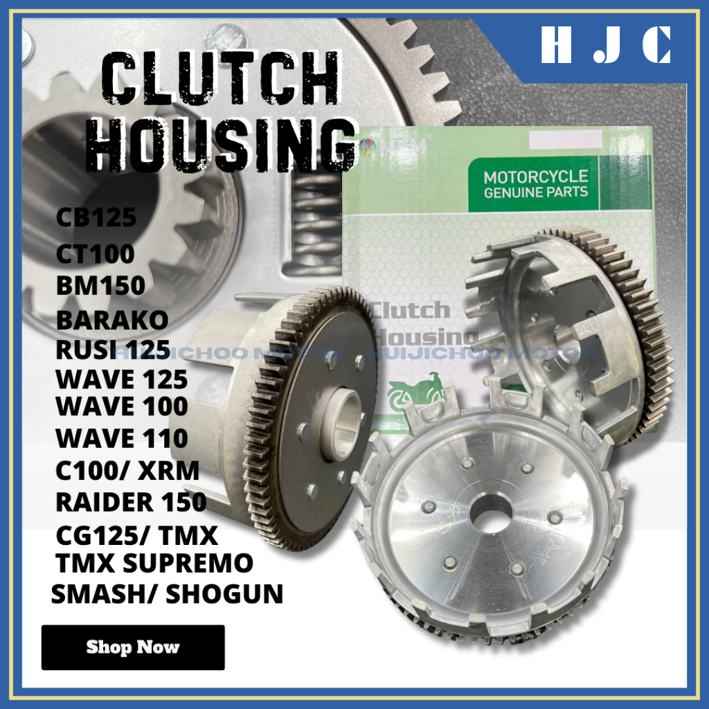 MSM MOTORCYCLE CLUTCH HOUSING FOR TMX155/CB125/CT100/BARAKO/RUSI/WAVE ...