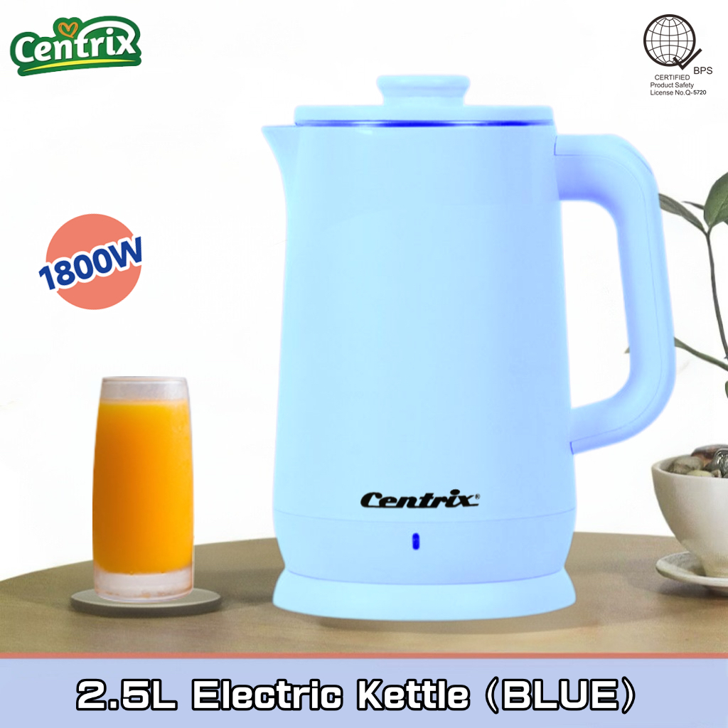Centrix Electric Kettle 2.5L Stainless Steel Capacity Fast Boiling ...