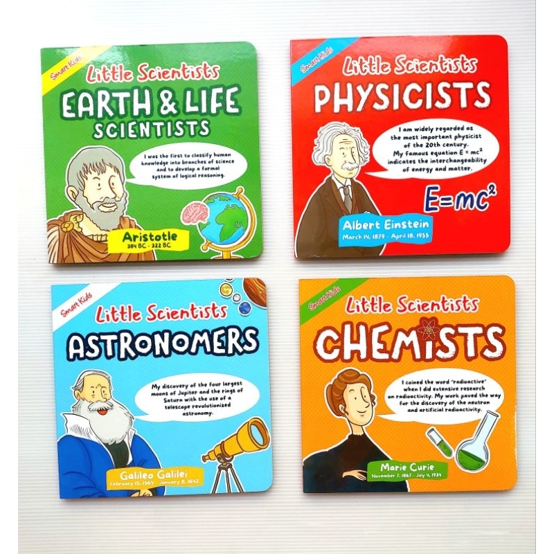 Little Scientists Board Books Series for Children- Astronomers, Chemist ...