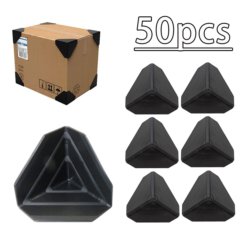 50Pcs Carton Packing Corner Guard Plastic Packaging Edge Protectors ...
