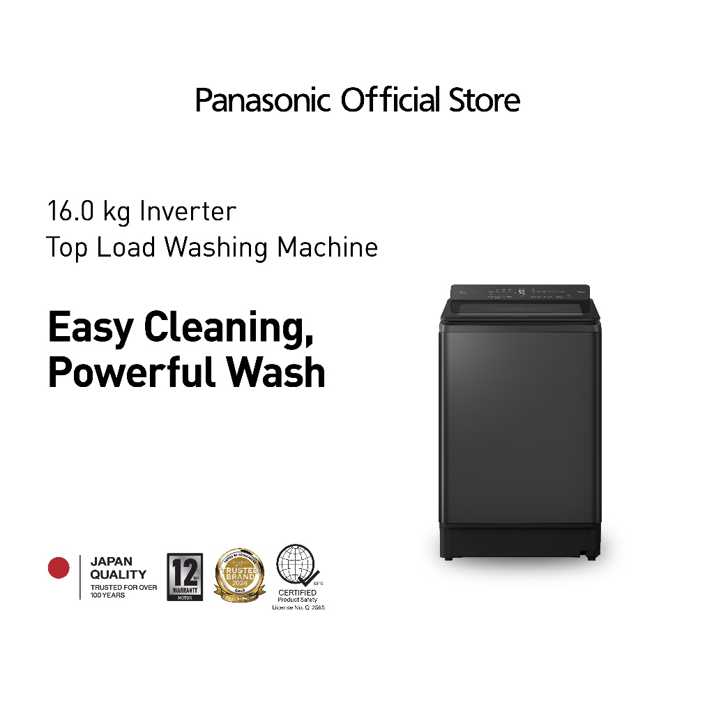 Panasonic NA-FD160X3BM 16 kg Top Load Fully Automatic Washing Machine ...