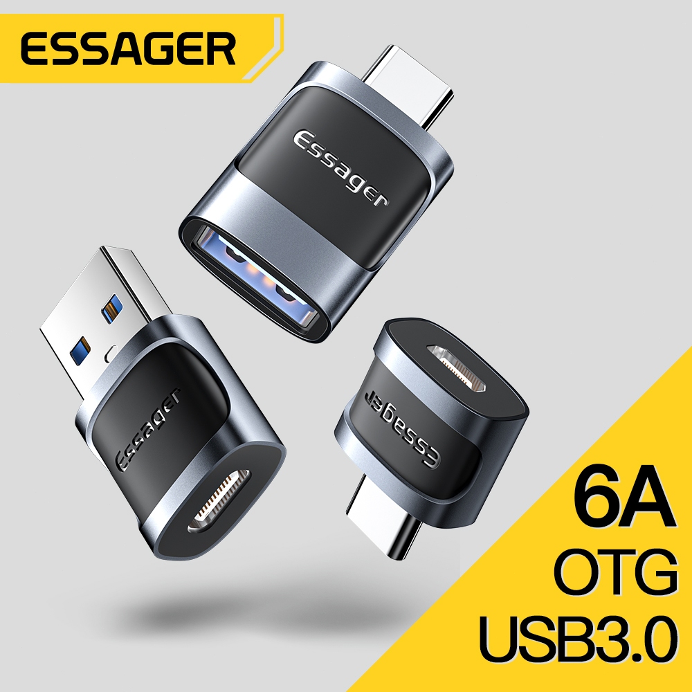 Essager OTG Adapter USB3.0 Plug and Play Charging Data Transfer Is ...