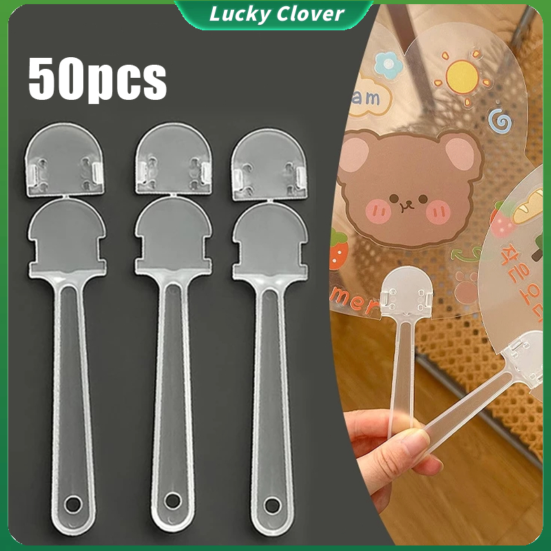 50Pcs DIY Fan Handle Handheld Fans Handles Replacement | Shopee Philippines