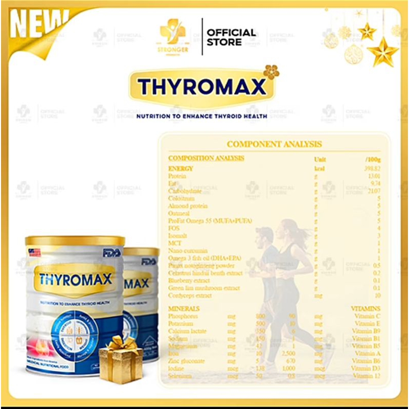 THYROMAX MILK 400G| THYROID HELATH SUPPORT| WELLNESS SUPPLEMENTS ...