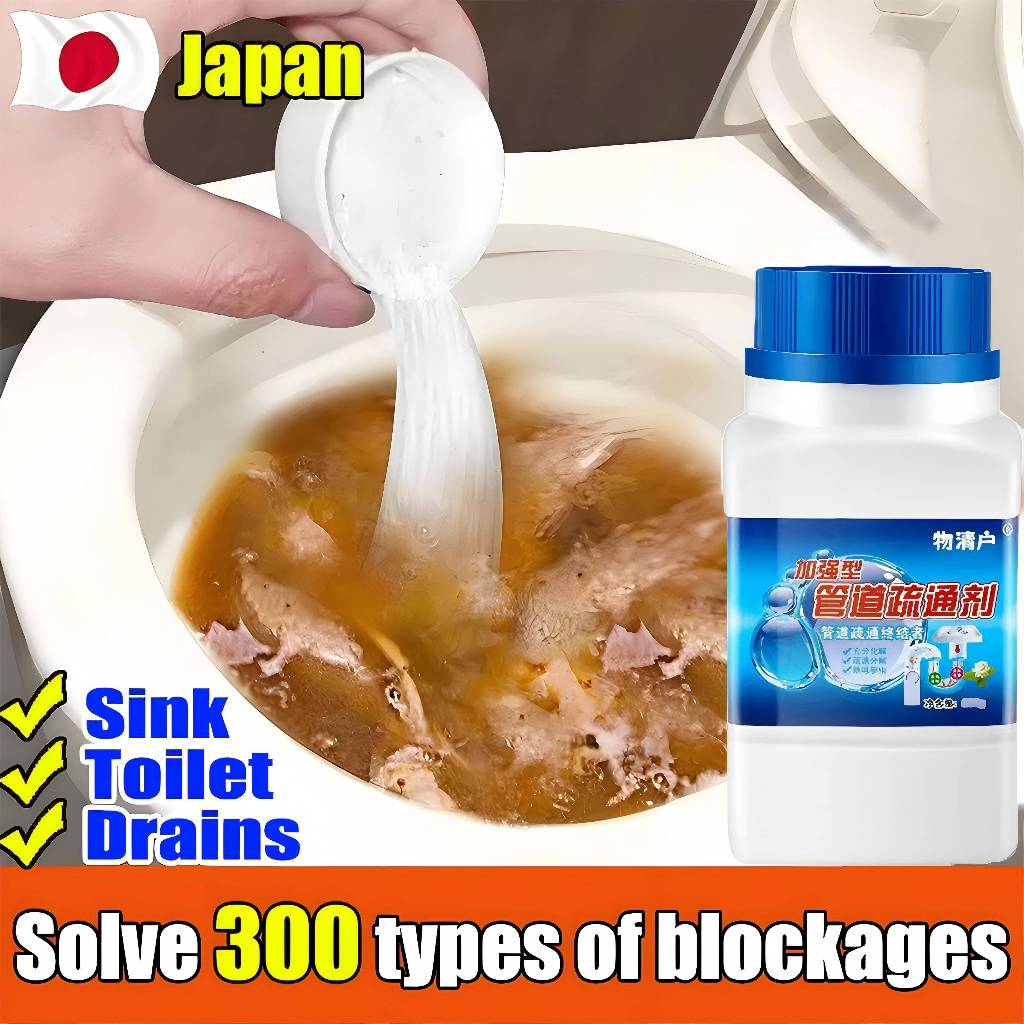 clogged drain remover toilet clogged remover duty pipe dissolver powder ...