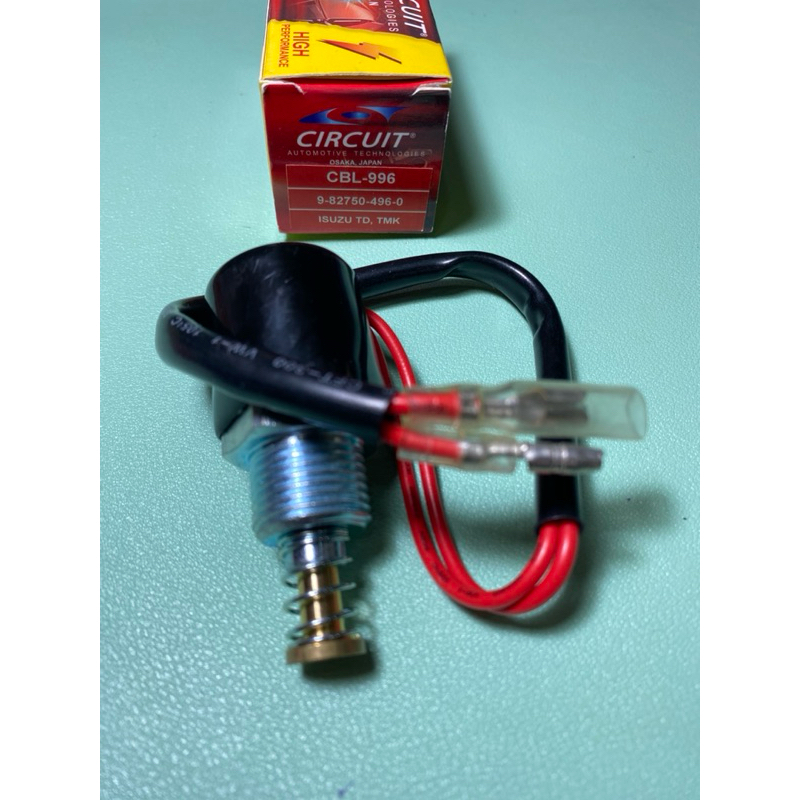 BACK LAMP SWITCH ISUZU TD, TMK OF-ON 9-82750-496-0 CBL-996 CIRCUIT ...