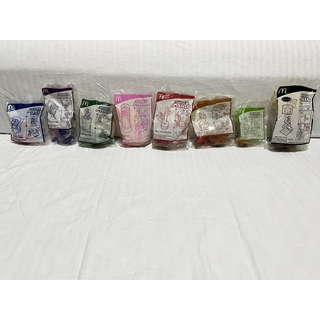 2014 McDo Happy Meal Super Mario Complete Set (Sealed) | Shopee Philippines