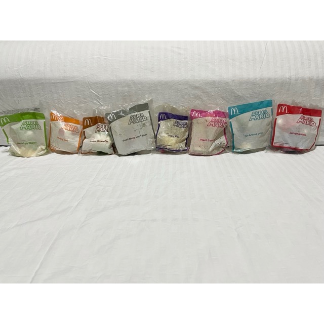 2016 McDo Happy Meal Super Mario Complete Set (Sealed) | Shopee Philippines