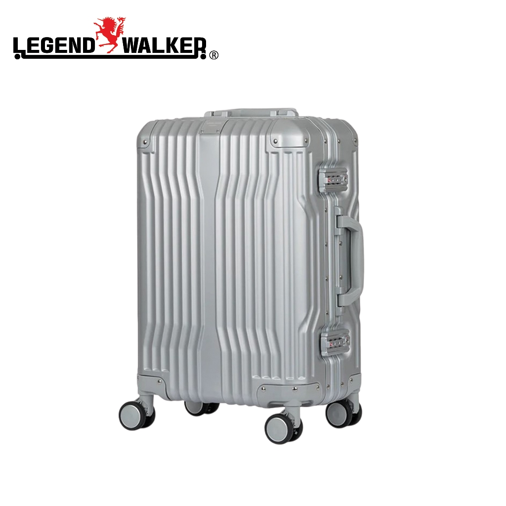 LEGEND WALKER Cruiser 1512 Silver (Frame Type) - TSA Luggage | Shopee ...