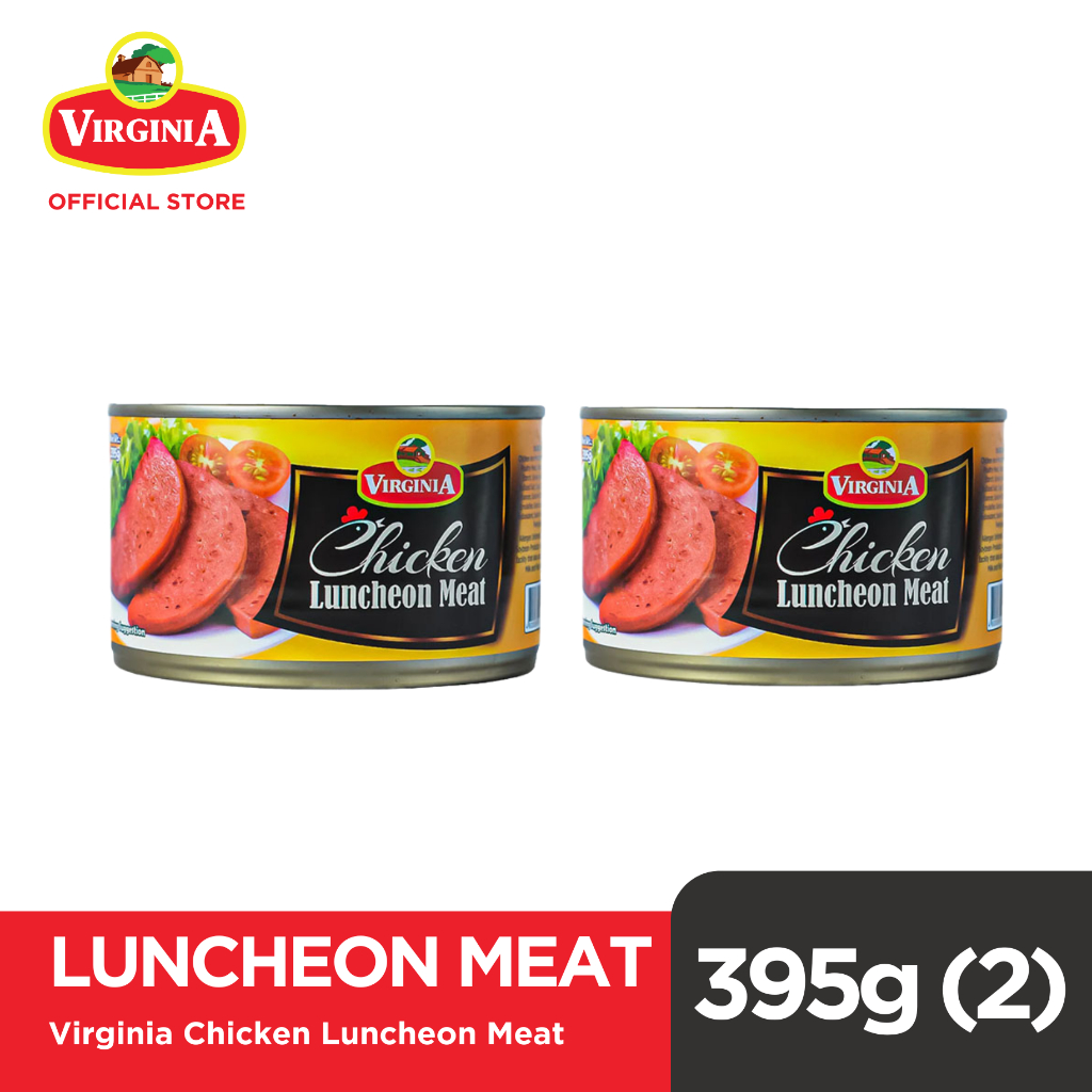 Virginia Chicken Luncheon Meat 395g X 2 | Shopee Philippines