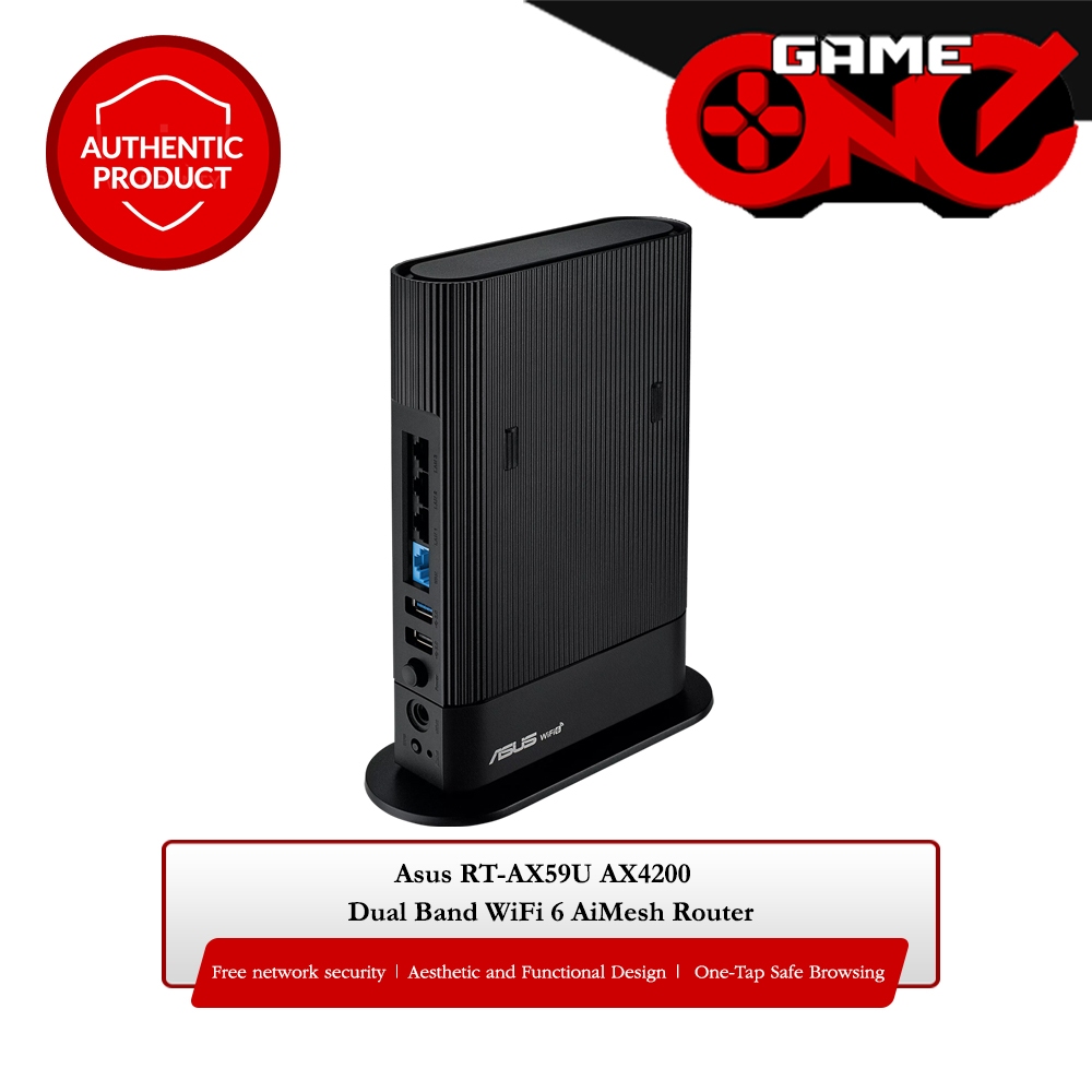 Asus RT-AX59U AX4200 Dual Band WiFi 6 AiMesh Router | Shopee Philippines