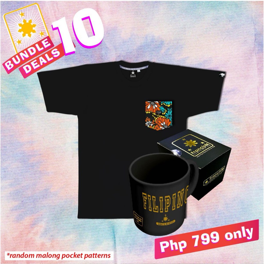 FrancisM Mens Bundle Deal 10 (Malong Pocket Black & FSB Mug Black ...