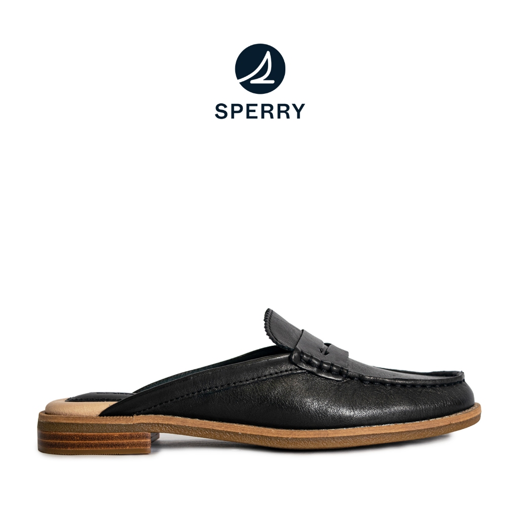 Sperry Women's Seaport Fina Casual Mules - Black (10392141) | Shopee ...