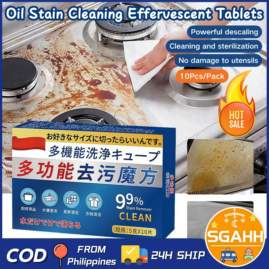 Oil Stains Bio-Enzyme Cleaning Tablets Grease Cleaning Kill Bacteria ...