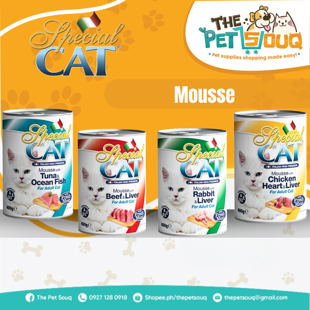 SPECIAL CAT MOUSSE WET CAT FOOD 400G | Shopee Philippines