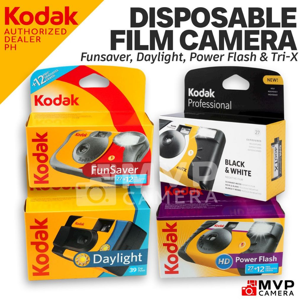 Funsaver – Disposable Film Camera with Flash, TRI-X 400 for Vintage ...