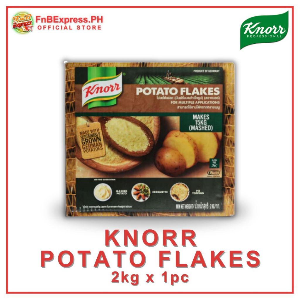 KNORR Potato Flakes 2kg x 1pc | Shopee Philippines